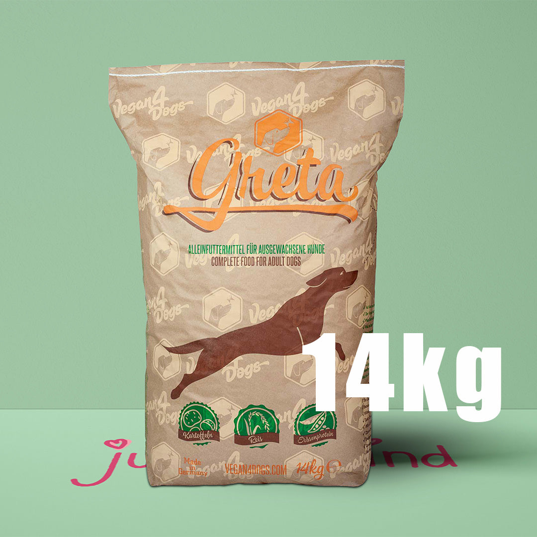 Greta 14kg | Products | Vegan Dog Food Delivery